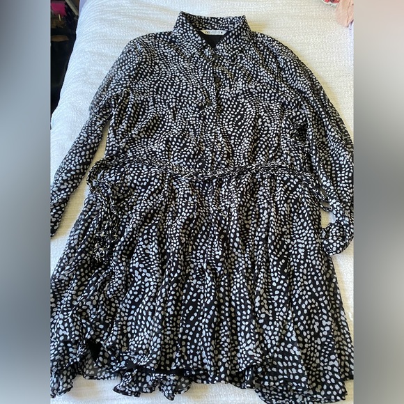 Zara | Dresses | Zara Print Dress Xl | Poshmark